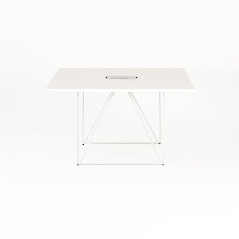 Table de réunion carrée 4 personnes EPURE | BD Mobilier