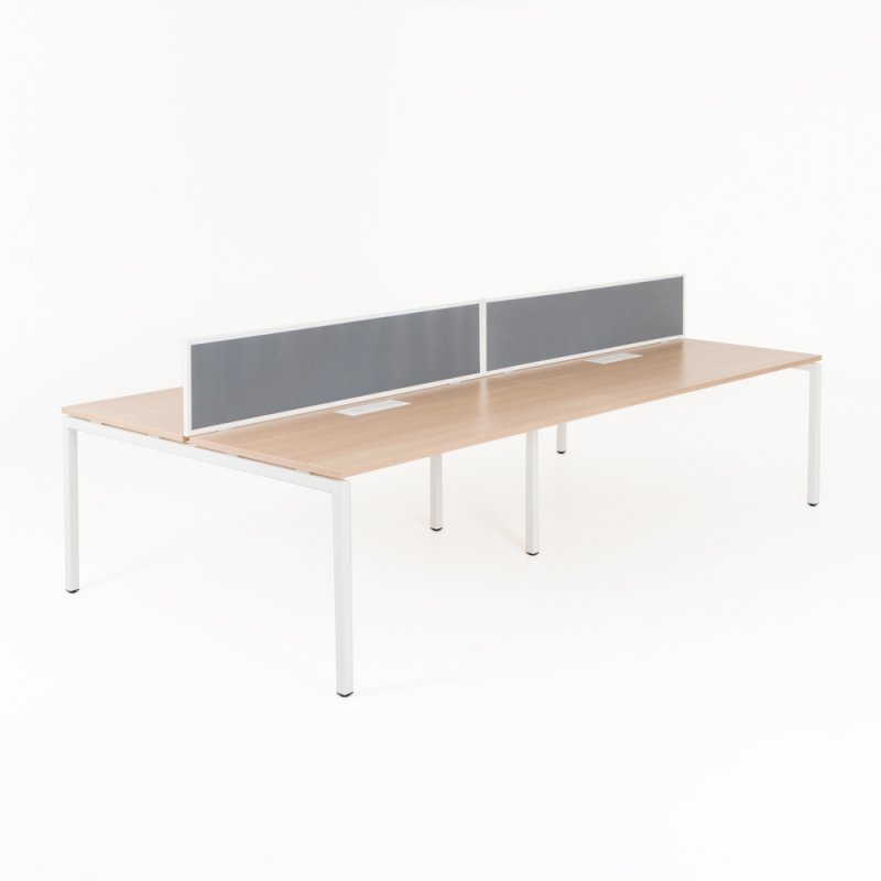 Bureau bench 4 personnes professionnel YLO, BD Mobilier