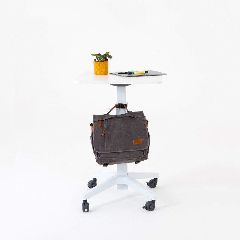 Table réglable en hauteur ELEVA avec roulettes - BD Mobilier