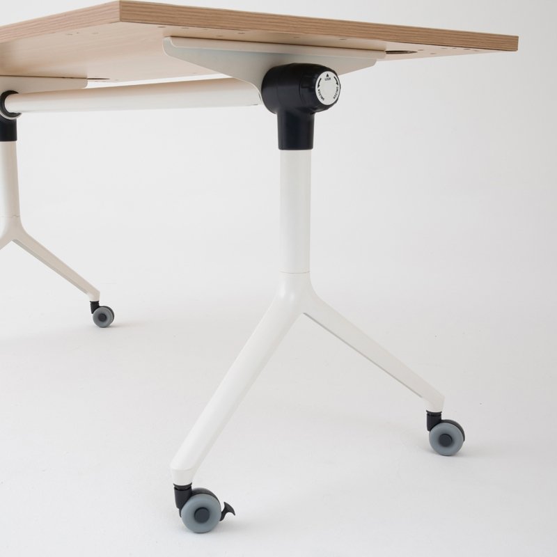 Table de réunion à roulettes rabattable ROLA | BD Mobilier