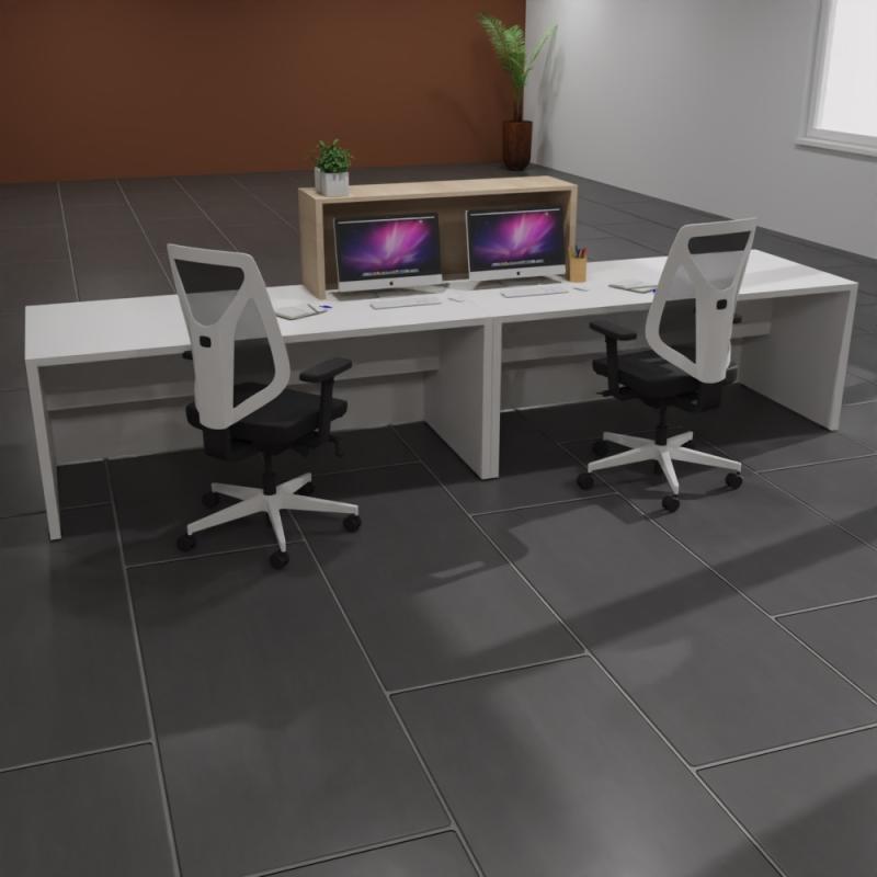 Banque d'accueil 2 personnes - BD Mobilier