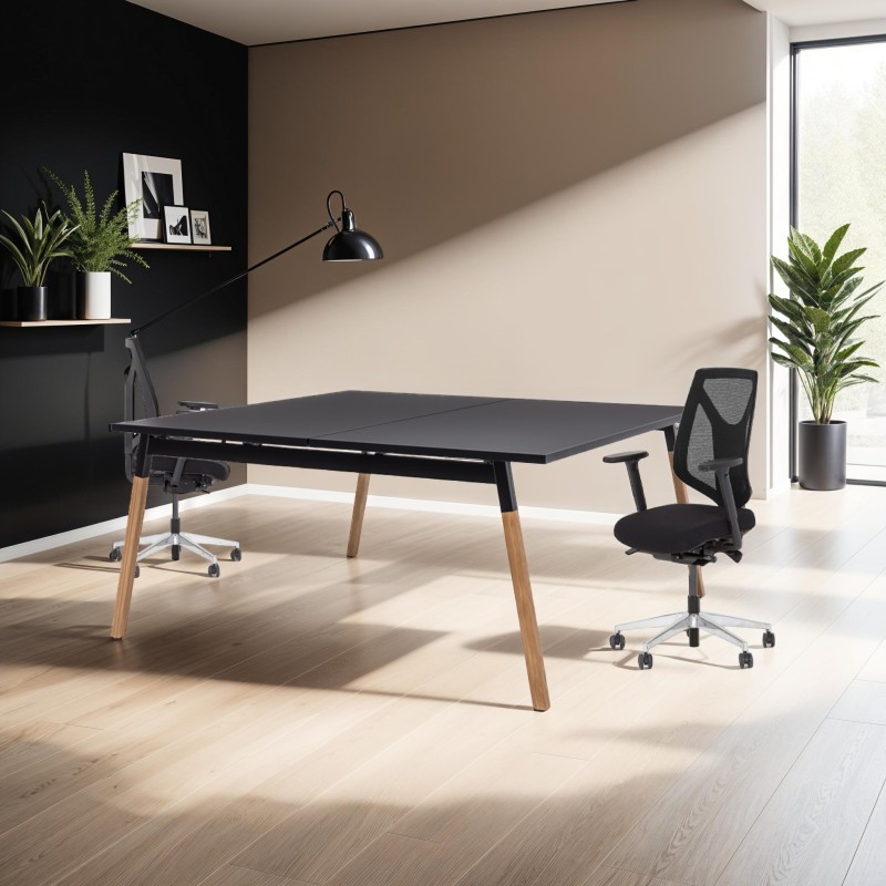 Bureau open space 2 personnes NEXO | BD Mobilier